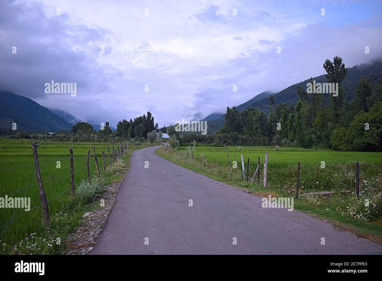 A beautiful photograph of landscape at Kashmir valley India Stock Photo ...