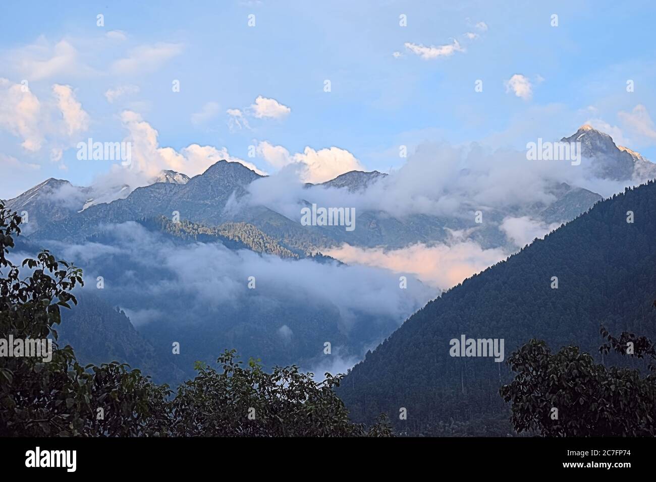 A beautiful photograph of landscape at Kashmir valley India Stock Photo ...