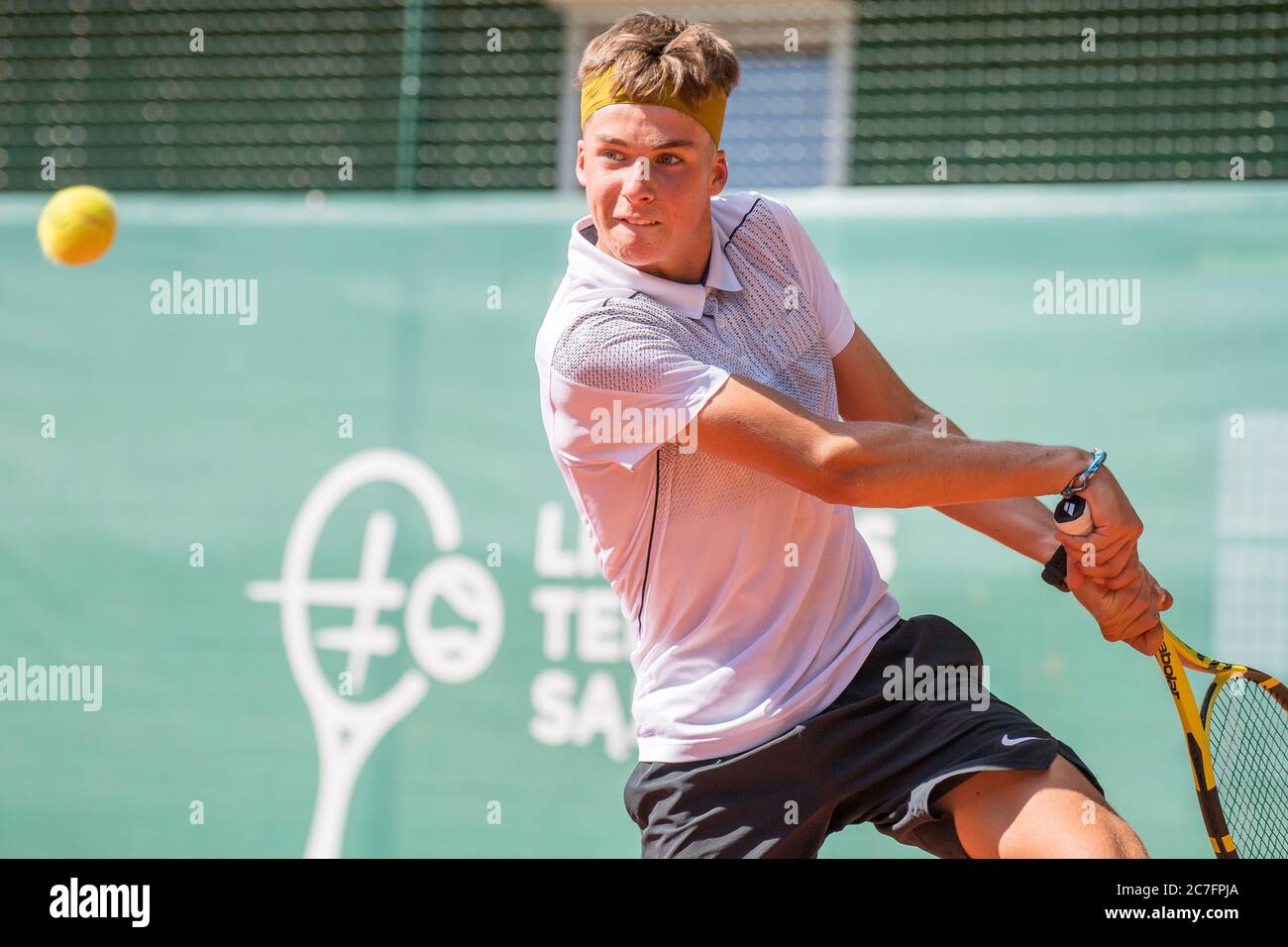 2020 07 16. Lithuanian Tennis Championship. Young Vilius Gaubas took ...