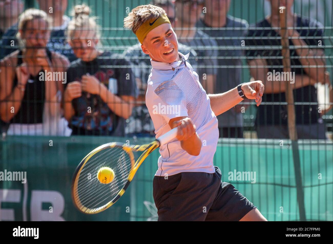 2020 07 16. Lithuanian Tennis Championship. Young Vilius Gaubas took ...