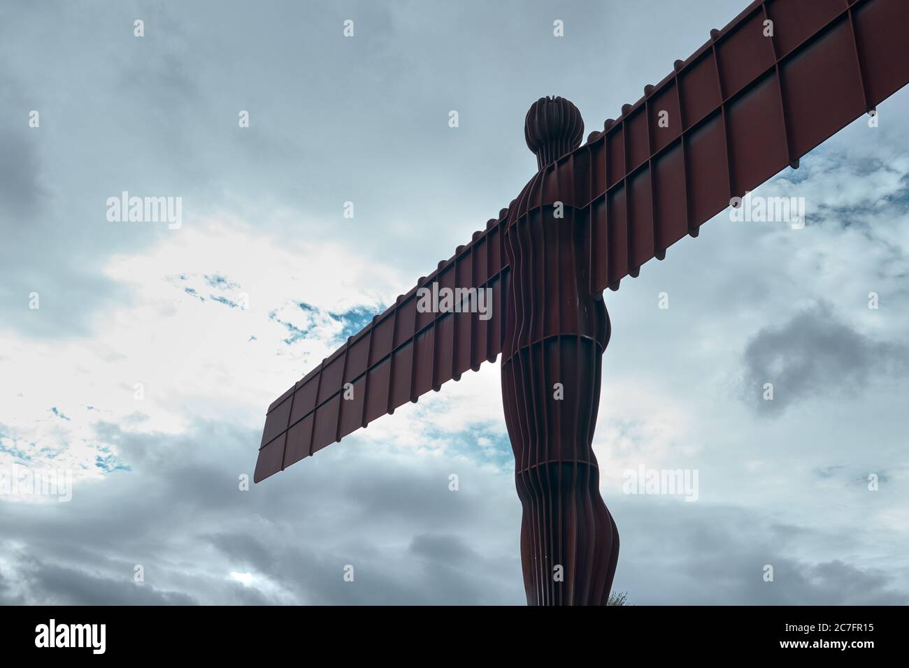 NEWCASTLE, UNITED KINGDOM - Sep 02, 2019: Close up of the Angle of the ...