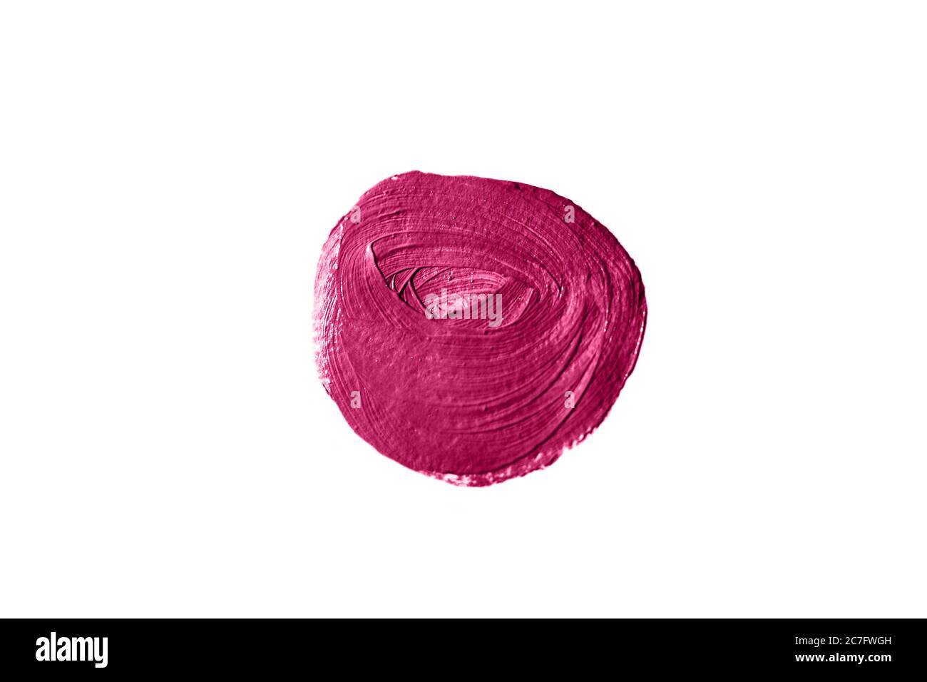 Red concealer swatch isolated on white background Stock Photo - Alamy