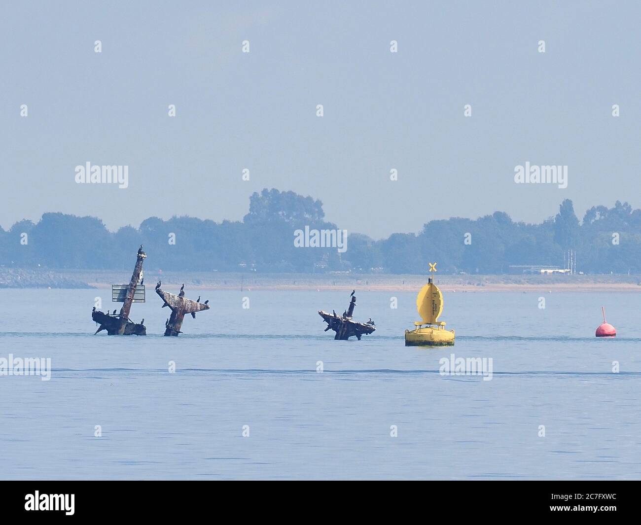 Sheerness, Kent, UK. 17th July, 2020. Photos of the dangerous WW2 ...