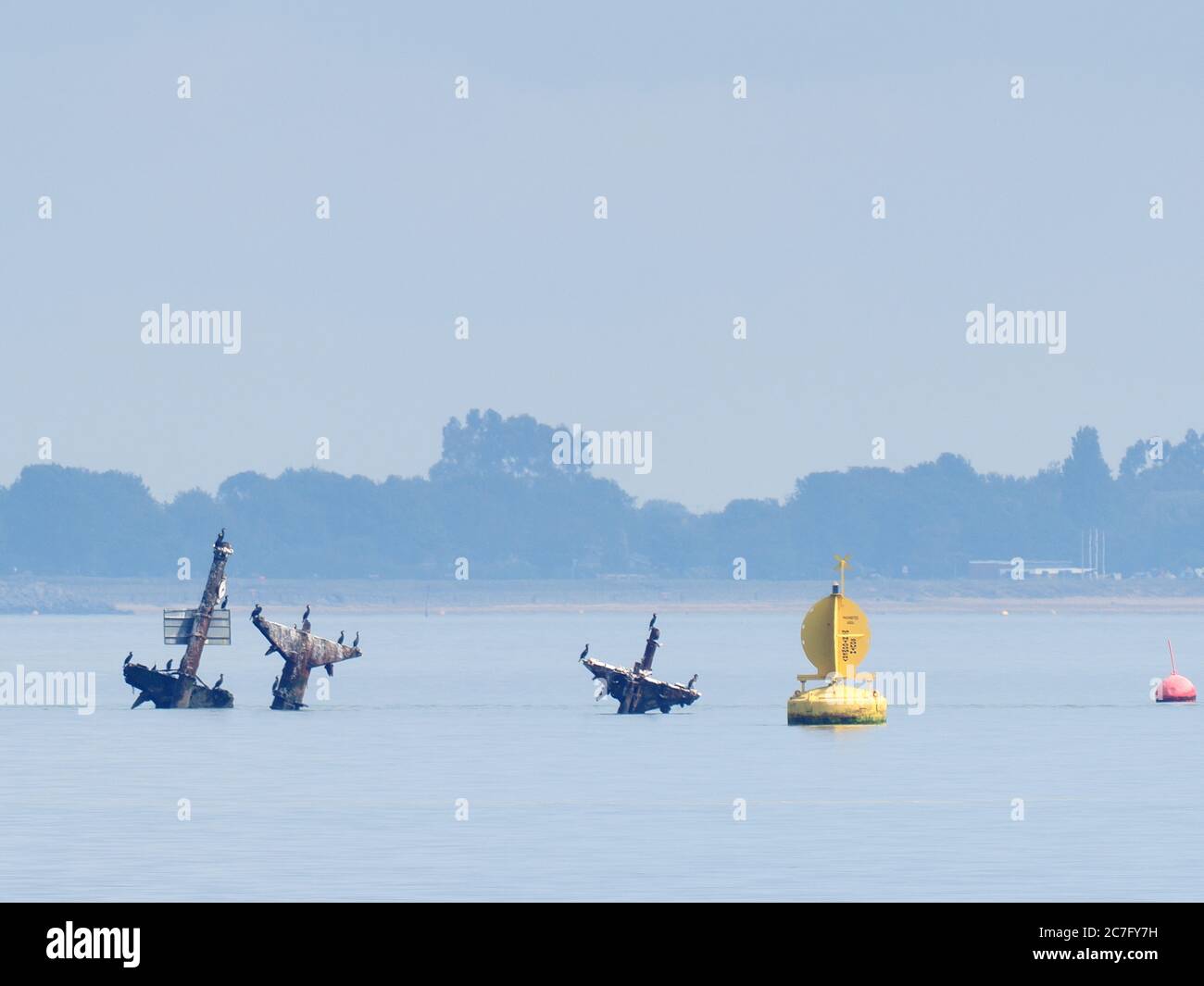 Sheerness, Kent, UK. 17th July, 2020. Photos of the dangerous WW2 ...
