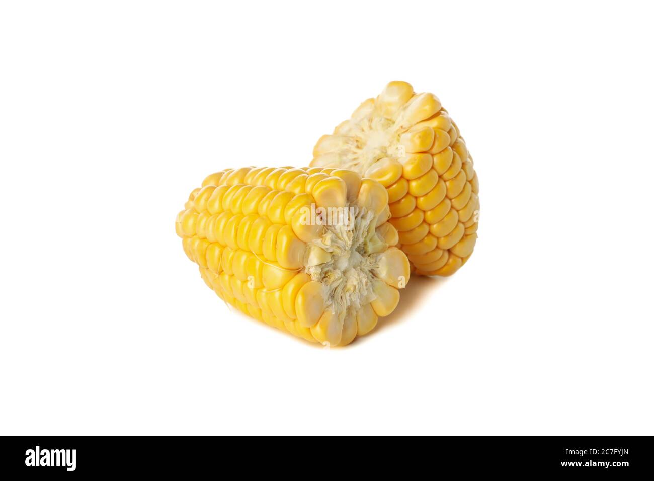 Fresh raw corn isolated on white background Stock Photo - Alamy
