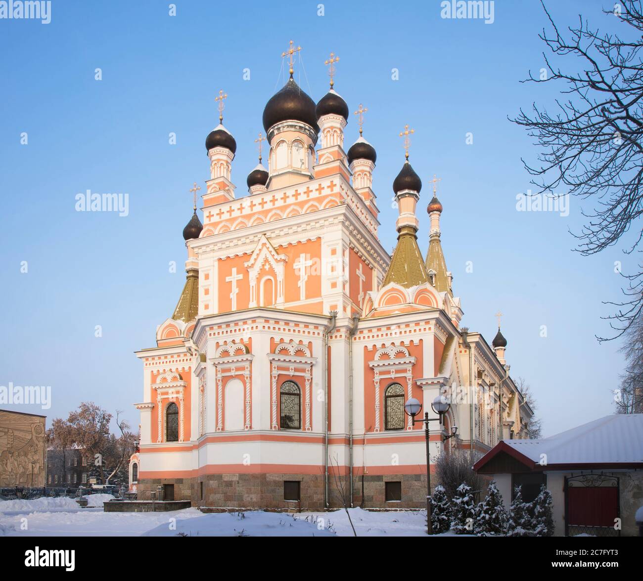 Cathedral of Blessed Mother of God Intercession in Grodno. Belarus ...