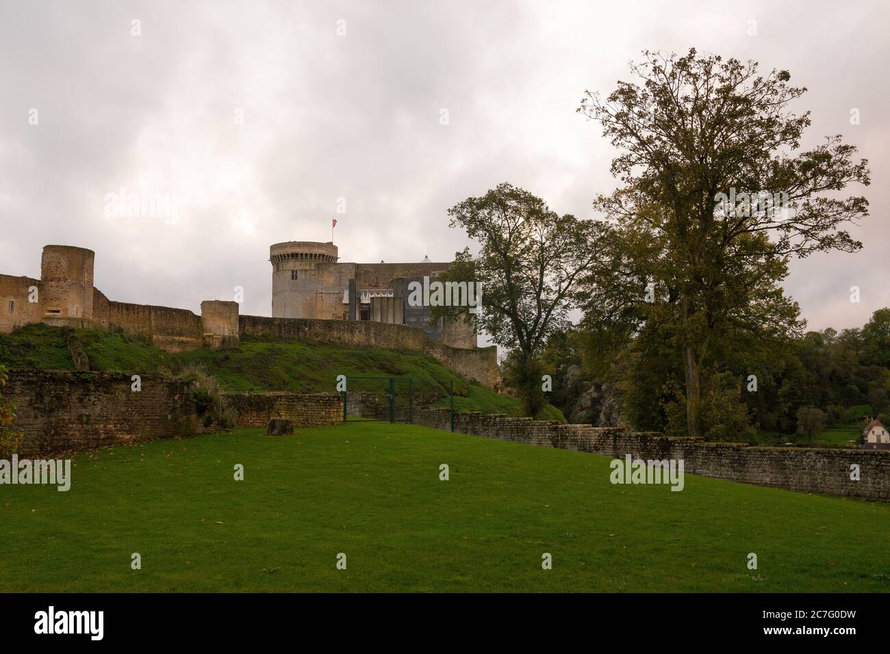 Falaise Castle (Chateau), Falaise, Calvados, Normandy, France. William ...