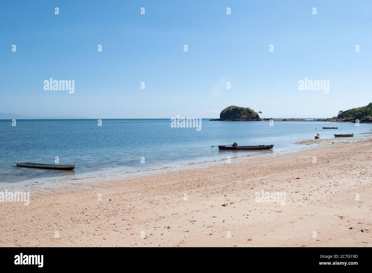 a landscape of natural view and local village, Hera Timor Leste Stock ...