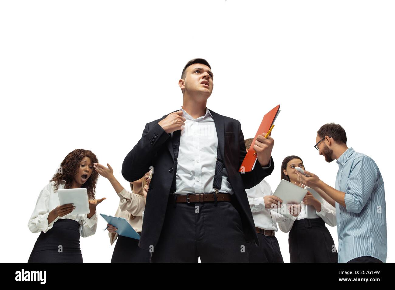 Stock market trader nervous hi-res stock photography and images - Alamy