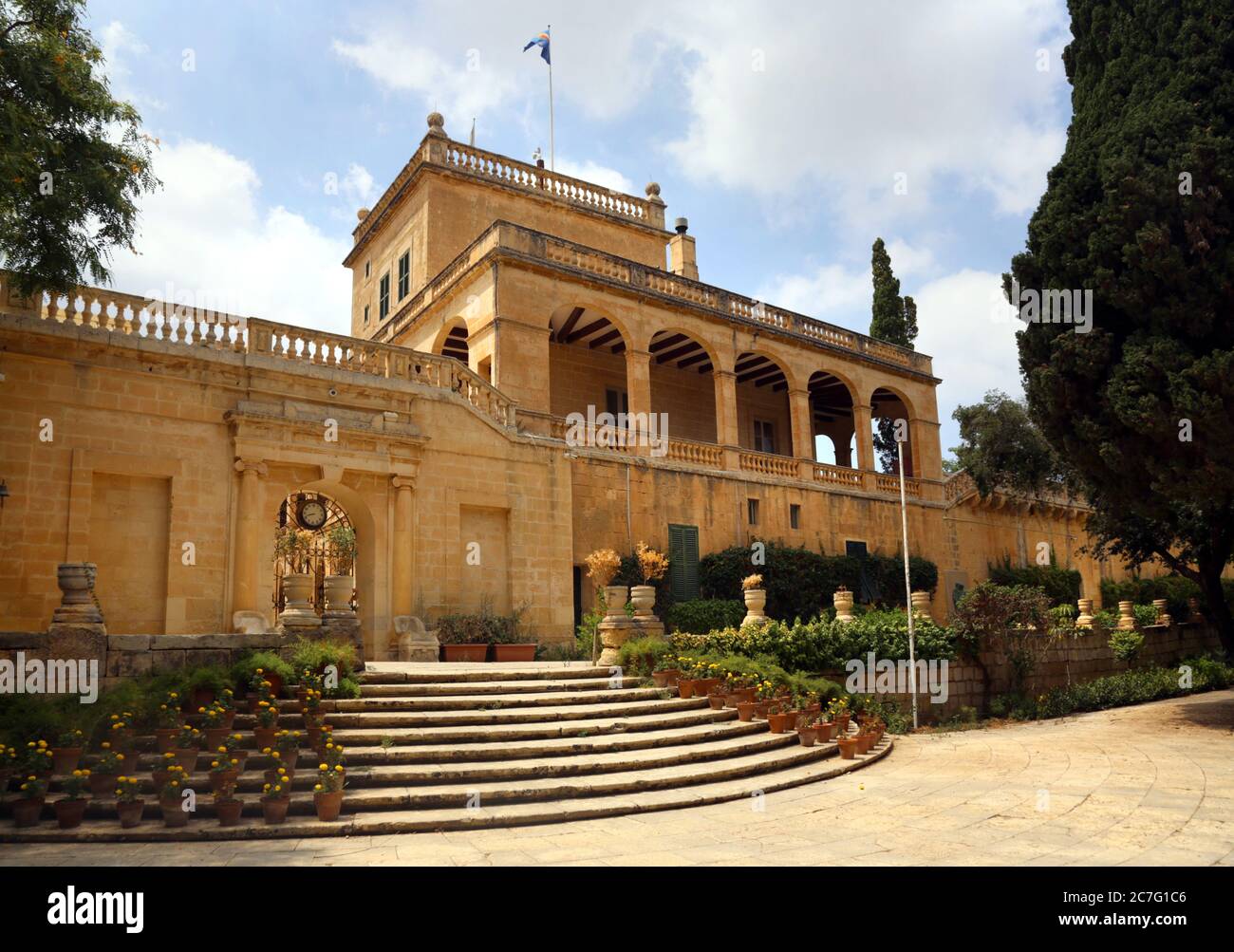 Attard. Malta. San Anton Palace (Maltese: Il-Palazz Sant'Anton ...