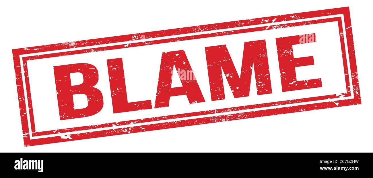Blame word hi-res stock photography and images - Alamy
