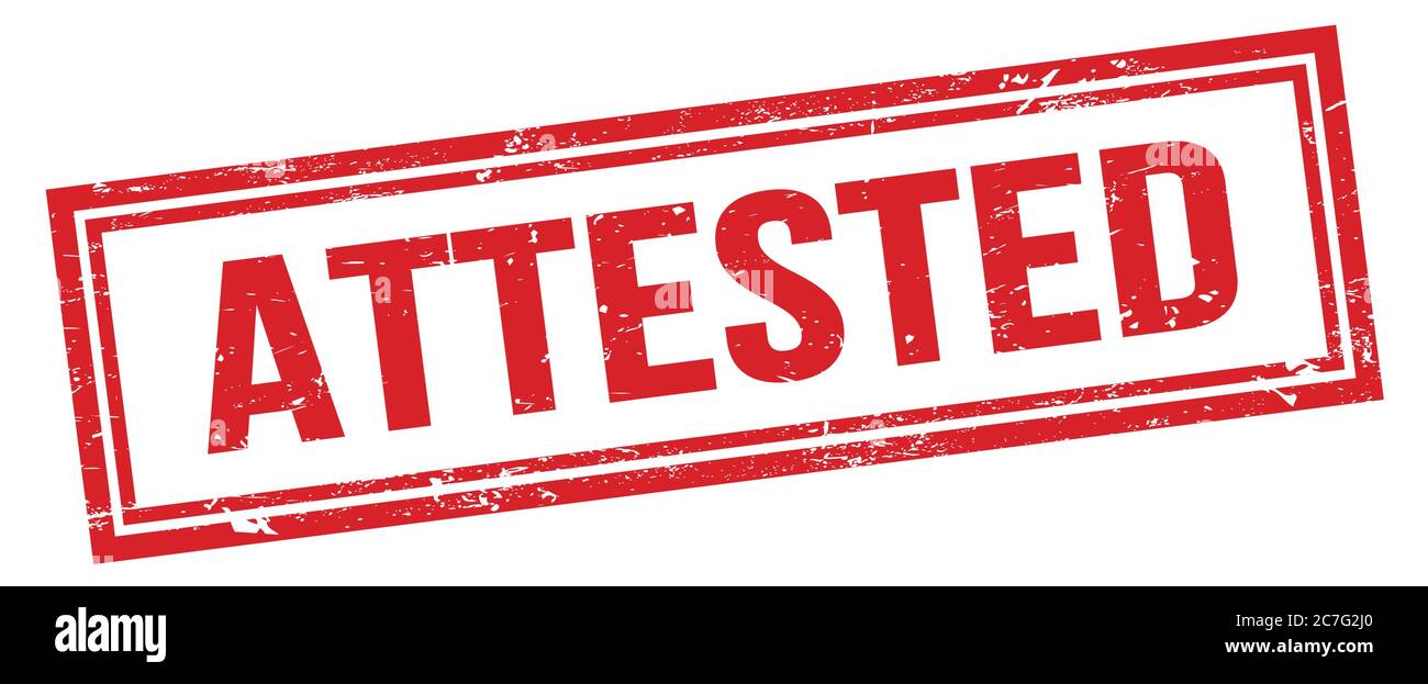 Attested hi-res stock photography and images - Alamy