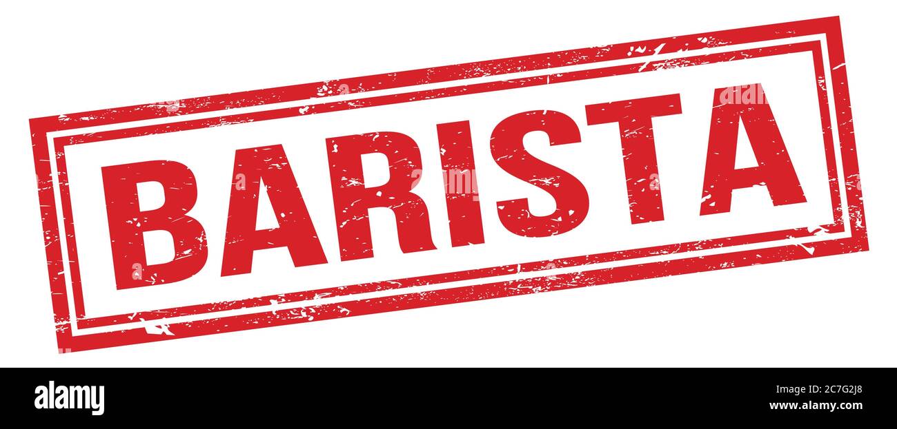 Barista stamp hi-res stock photography and images - Alamy