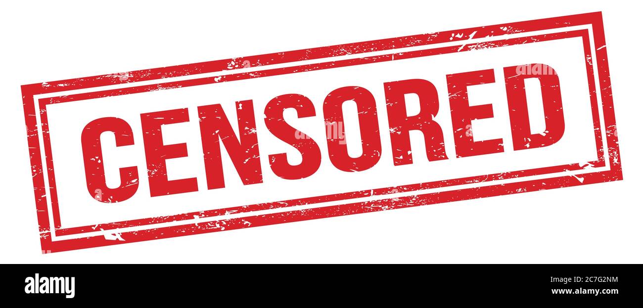 Censored Sign High Resolution Stock Photography and Images - Alamy