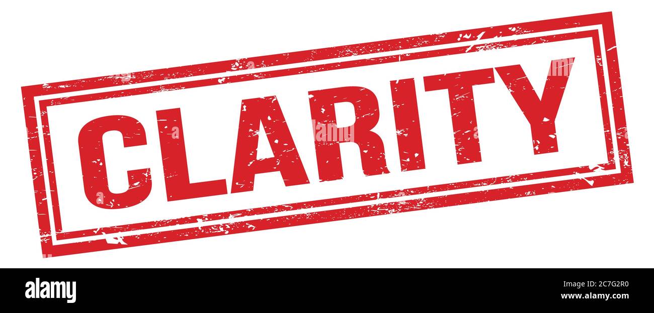 Clarity sign hi-res stock photography and images - Alamy