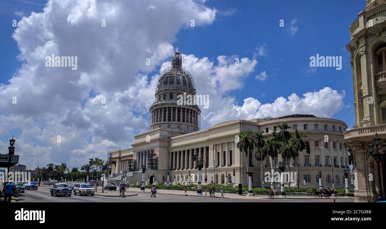HAVANA, CUBA - Sep 04, 2017: The home of the national government of ...