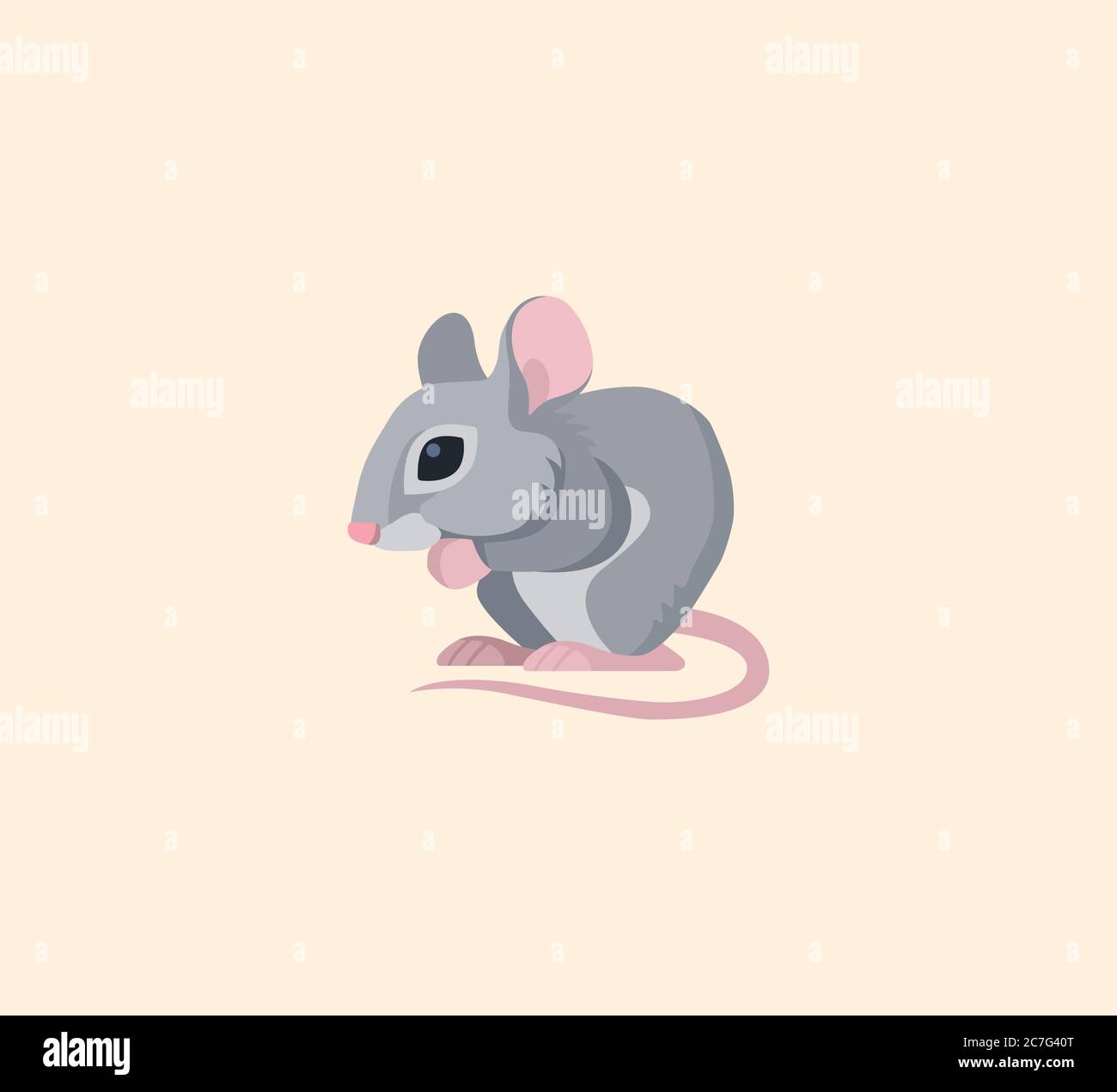 Rat vector isolated illustration. Rat icon Stock Vector Image & Art - Alamy