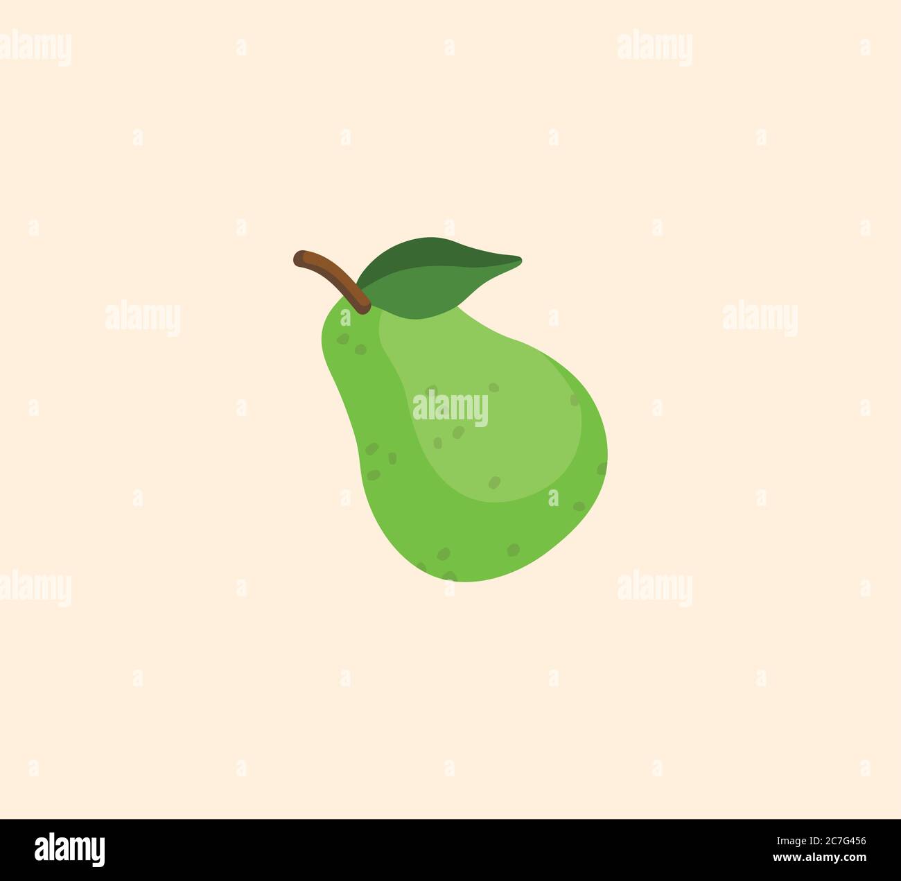Pear vector isolated illustration. Pear icon Stock Vector Image & Art ...