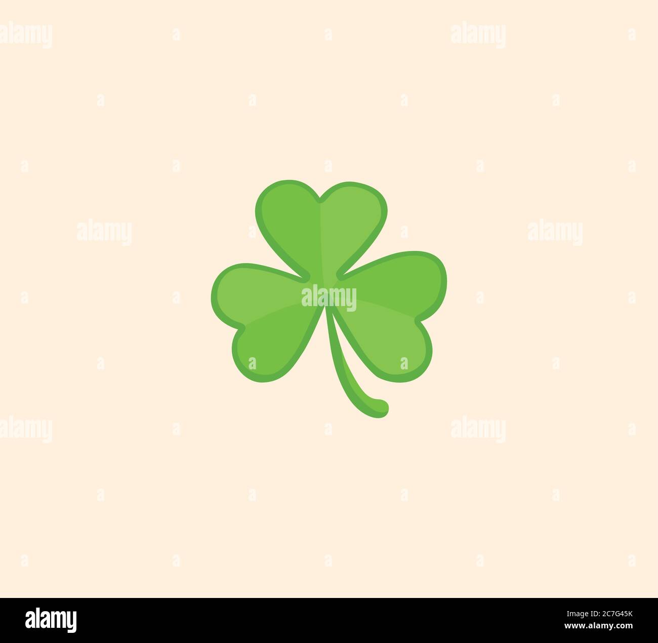 Shamrock vector isolated illustration. Shamrock icon Stock Vector Image ...