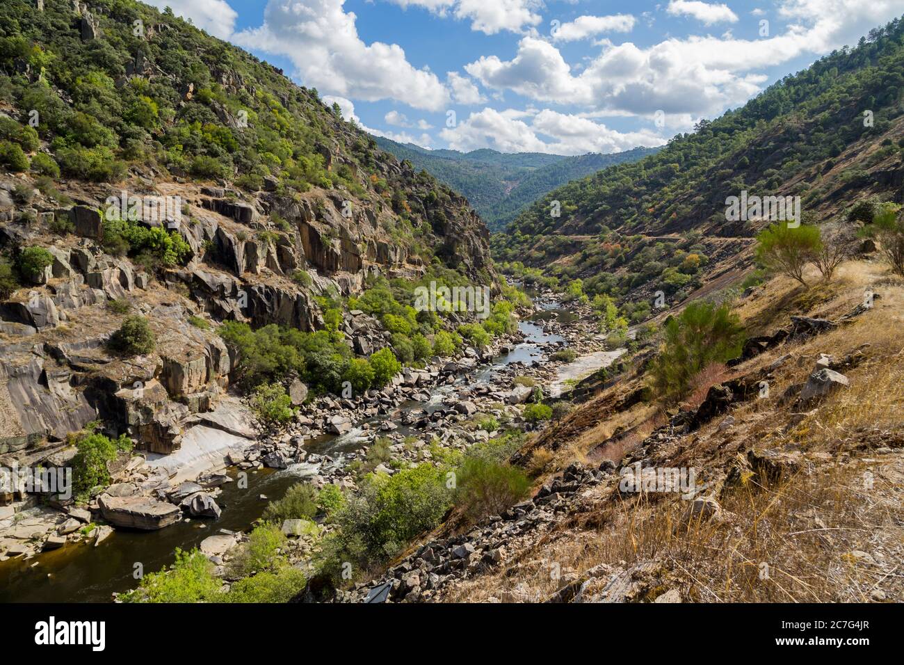 River Tua in the mountains of Douro, Portugal Stock Photo - Alamy