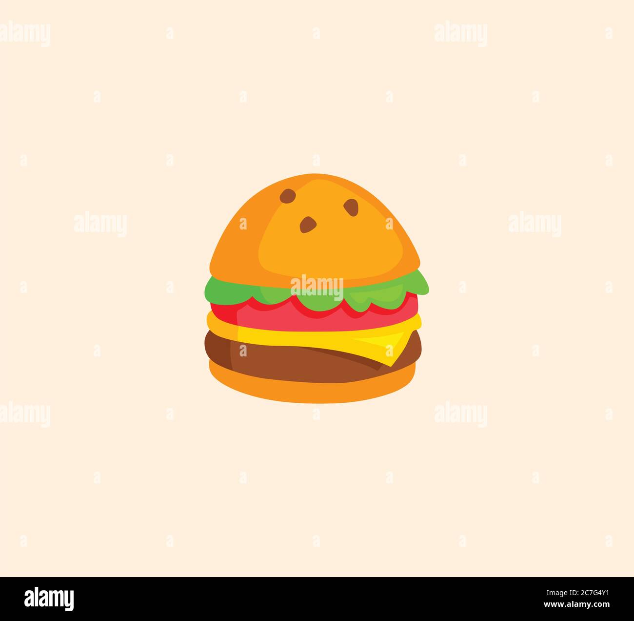Burger vector vectors hi-res stock photography and images - Alamy