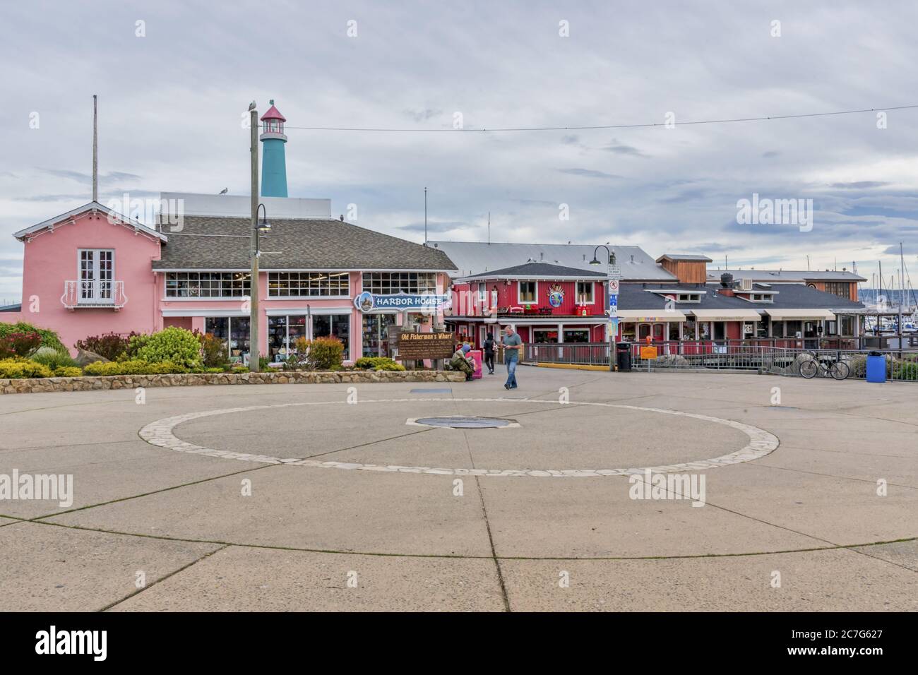 MONTEREY, CA, UNITED STATES - Jan 12, 2019: The downtown of the ...
