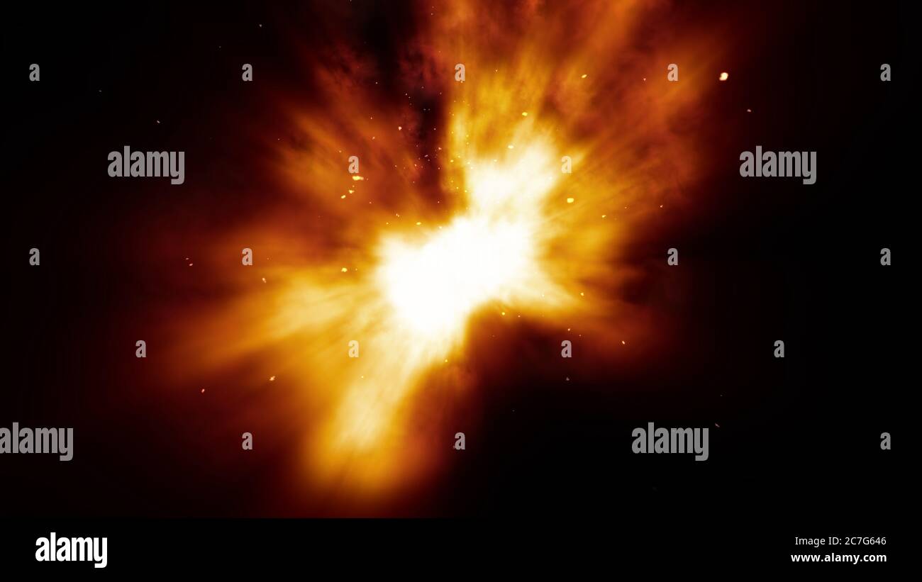 explosion fire flame particle abstract background texture Stock Photo ...
