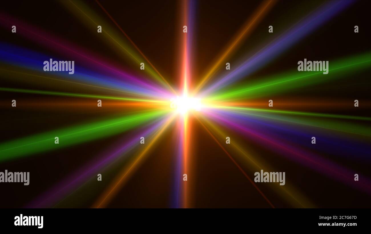 light effect abstract star burst flash laser beam illustration Stock ...