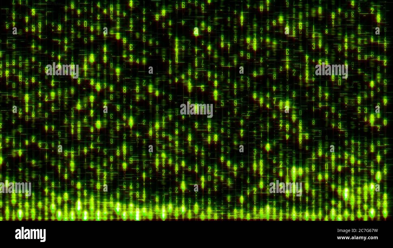Abstract background, digital data matrix light illustration Stock Photo ...