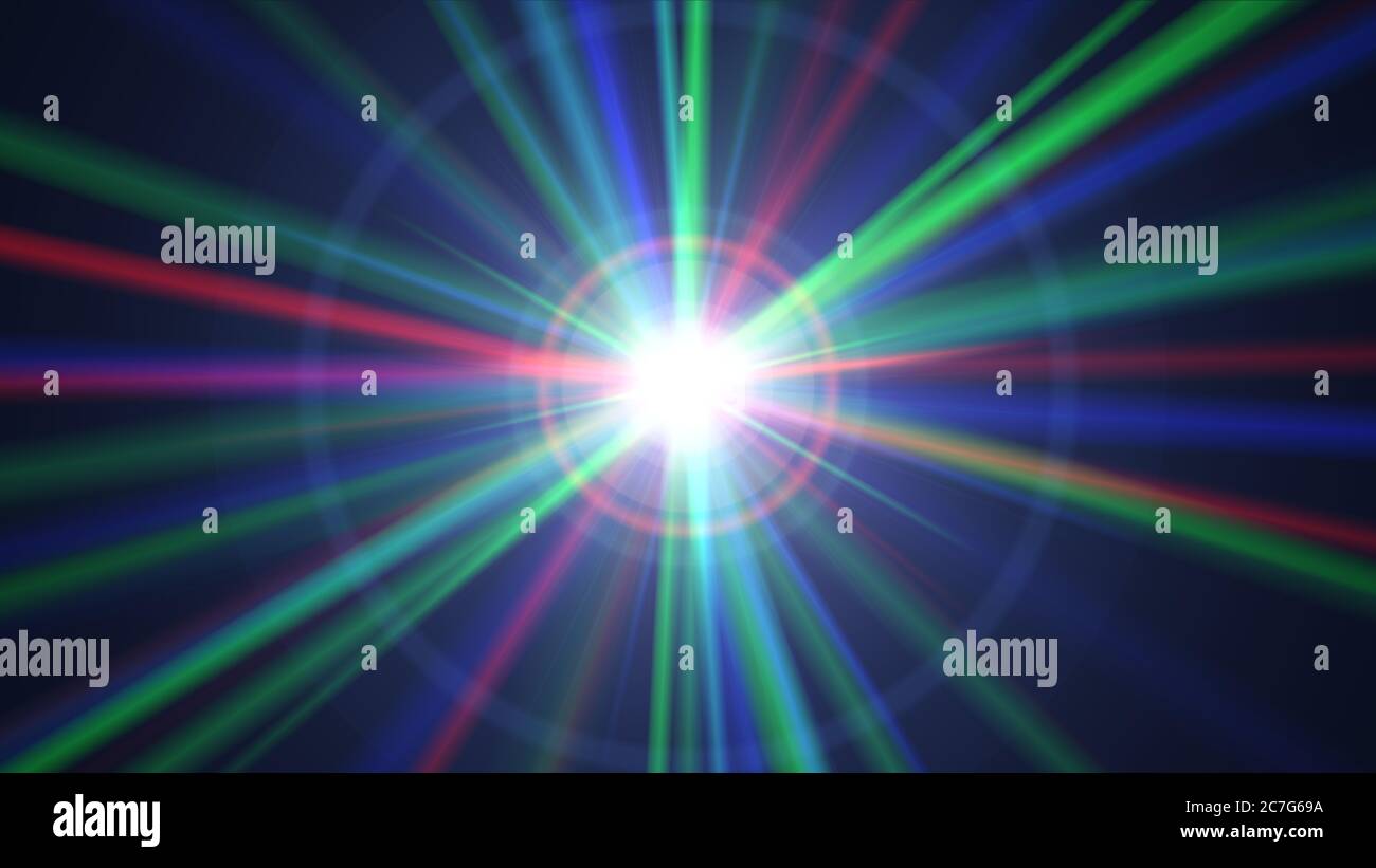 light effect abstract star burst flash laser beam ray illustration ...