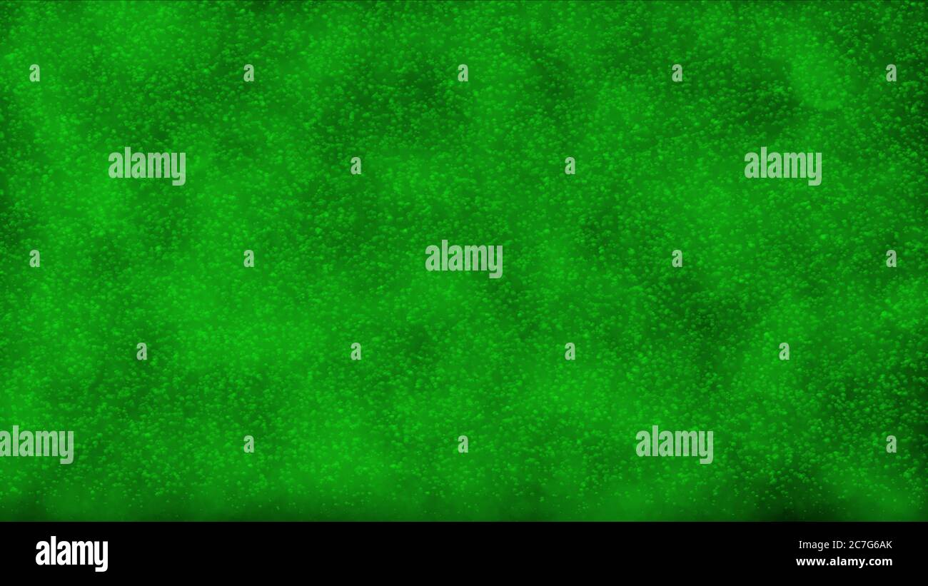 green soda bubble liquid abstract background illustration Stock Photo ...
