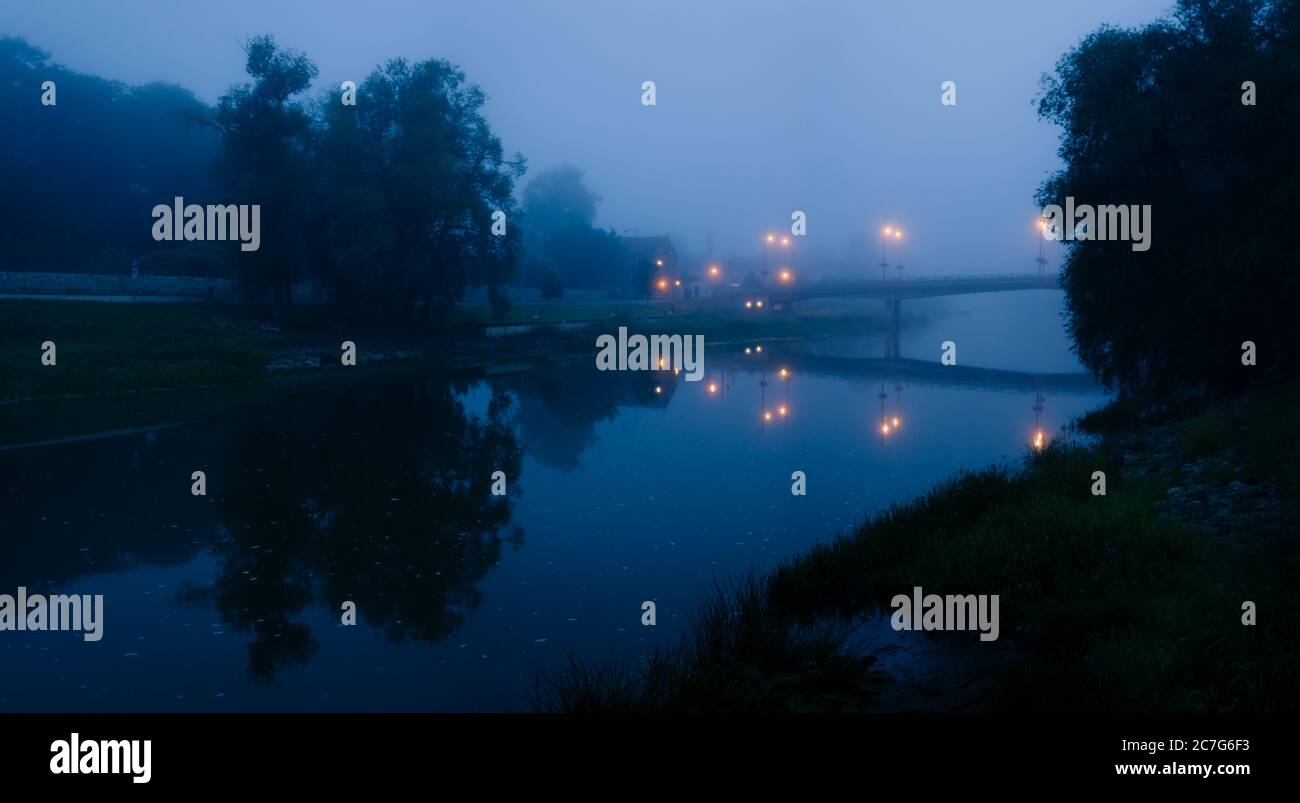 Cinematic blue hour hi-res stock photography and images - Alamy