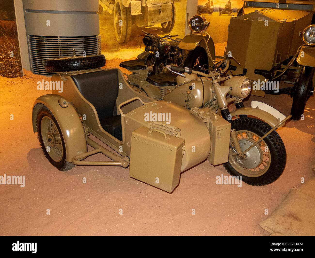 Heavy Class Motorcycle With Sidecar High Resolution Stock Photography ...