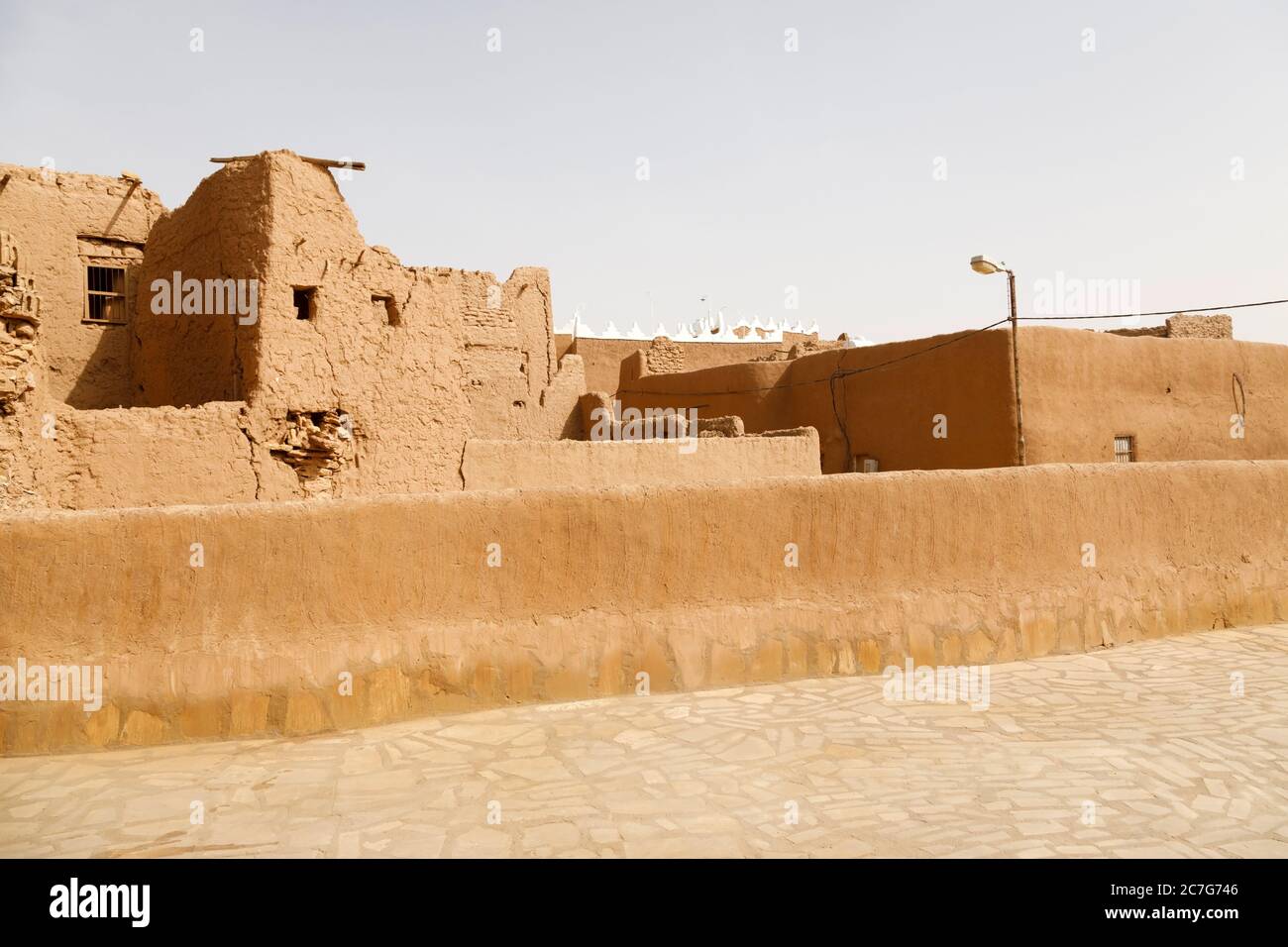 Ushaiger, Ar Riyadh in Saudi Arabia. A traditional restored village ...