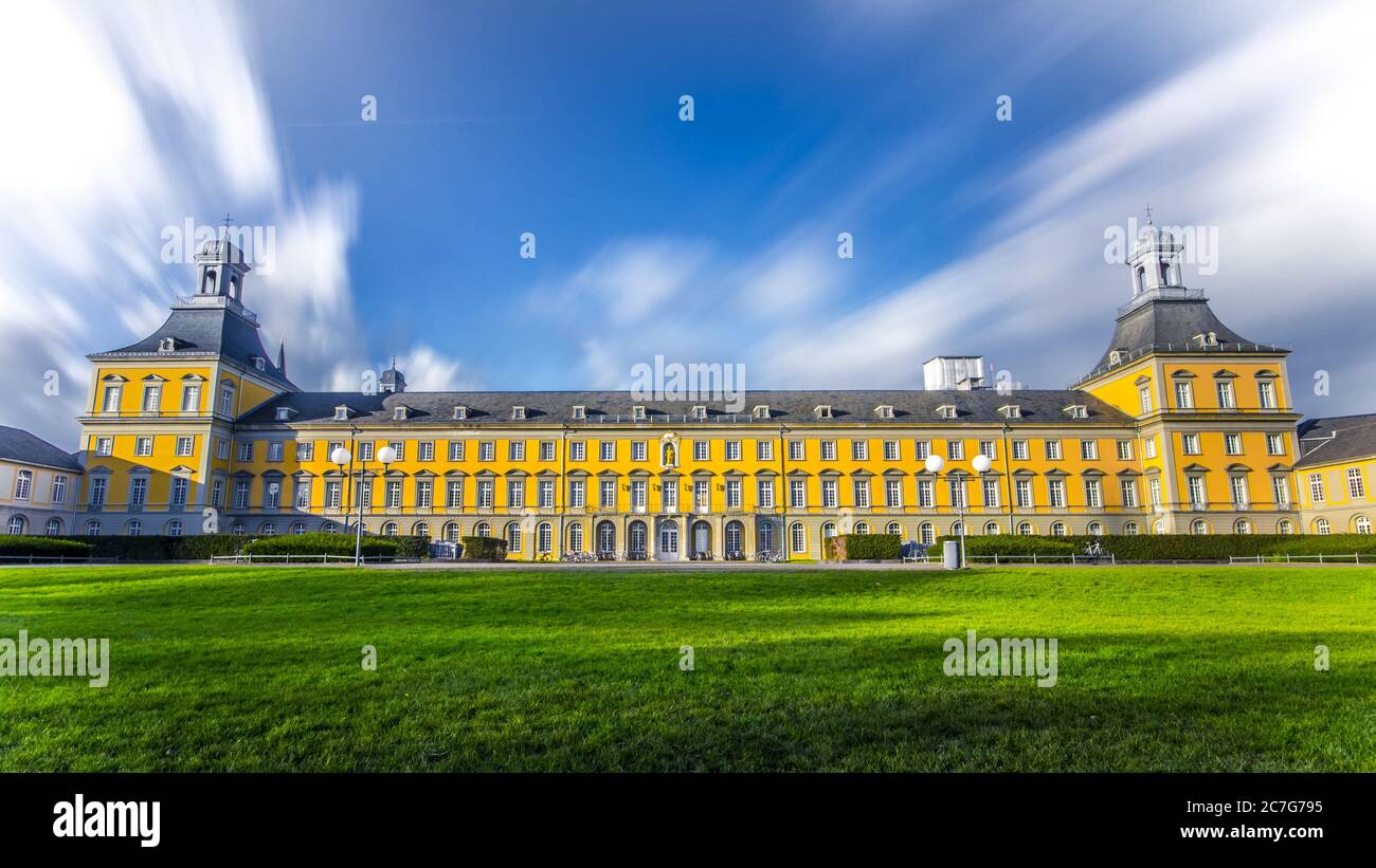 Low angle shot of the beautiful University of Bonn in Germany Stock ...