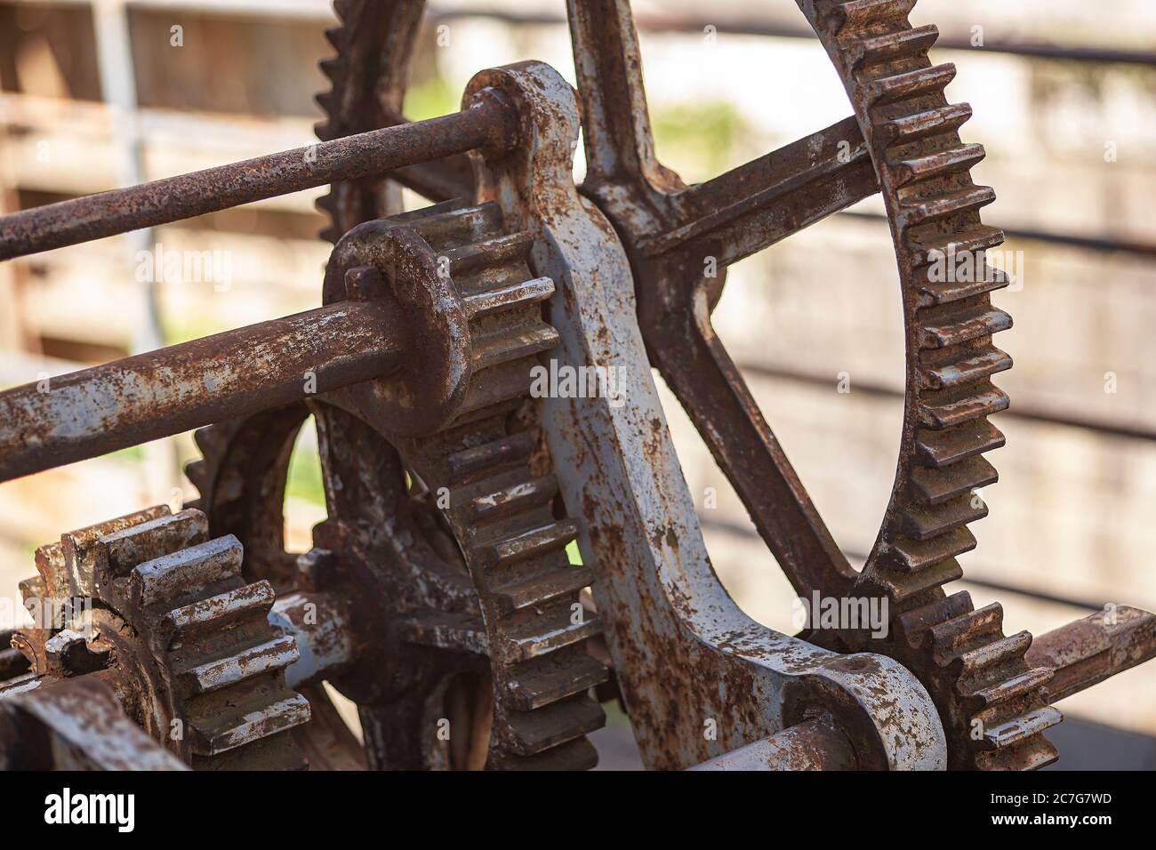 Old rusty gears 3 Stock Photo - Alamy