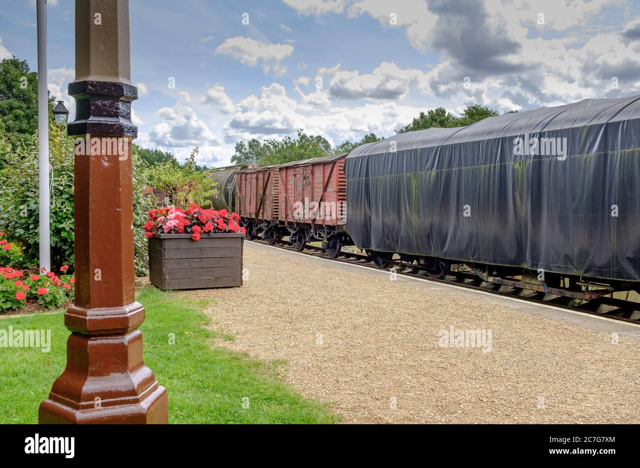 Steam locomotives moving goods hi-res stock photography and images - Alamy