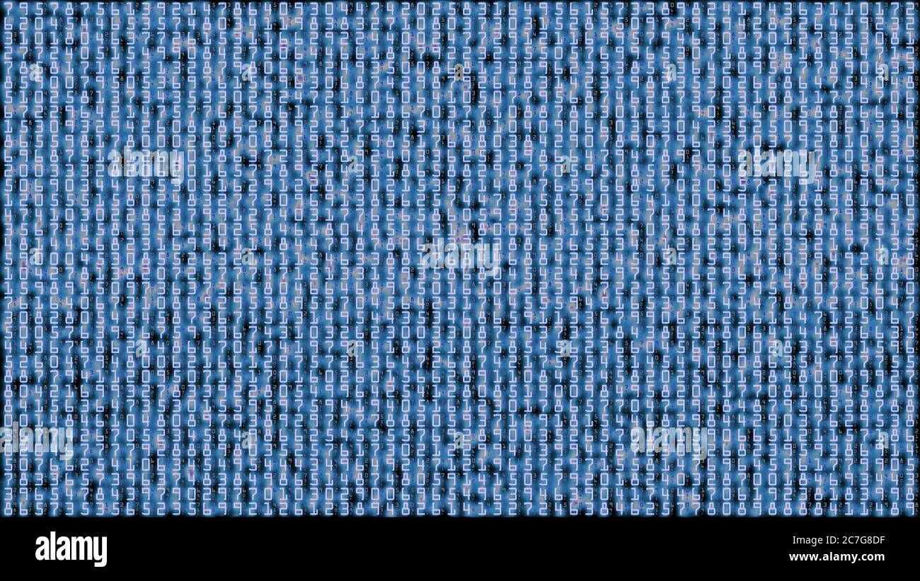 Digital number abstract background. Information code illustration Stock ...