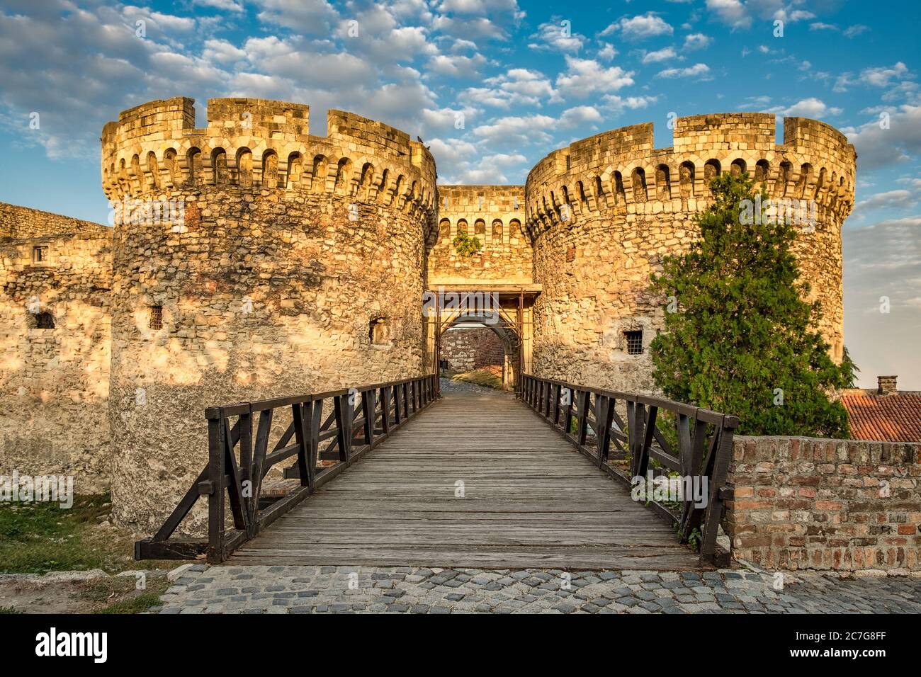 Zindan Gate of the Historic Belgrade Fortress in Kalemegdan park in ...