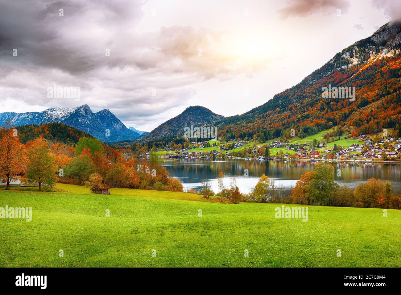 Fishing at lake grundlsee hi-res stock photography and images - Alamy