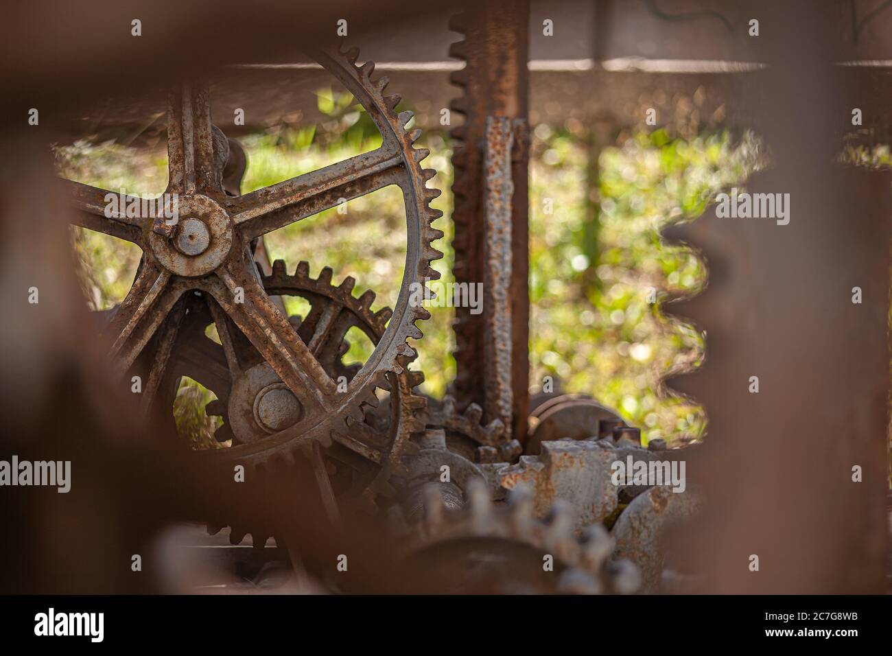 Old rusty gears 8 Stock Photo - Alamy