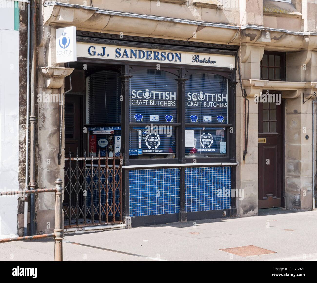 Independent butchers shop at Coldstream, Scotland, UK Stock Photo - Alamy
