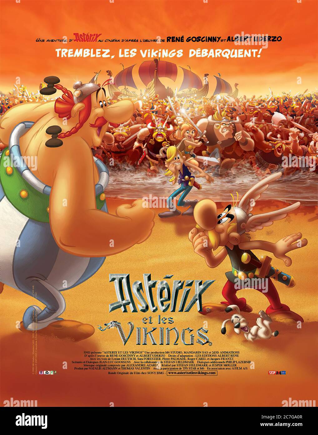 Astérix Et Les Vikings - Movie Poster Stock Photo - Alamy