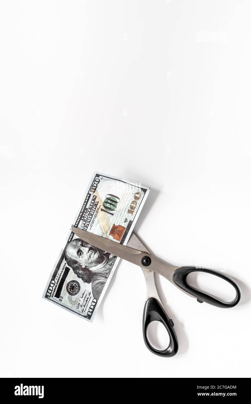Cutting dollar sign Cut Out Stock Images & Pictures - Alamy