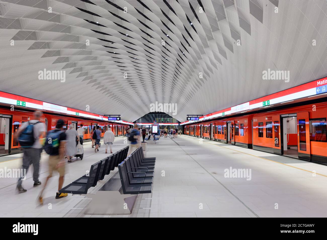 People on the metro station in Helsinki, Finland Stock Photo - Alamy