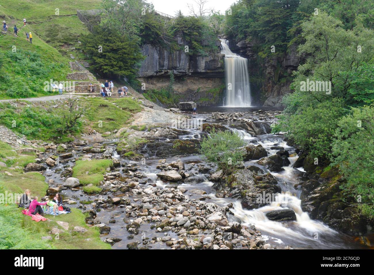 The powerful and mighty Thornton Force Waterfall. One of many to see ...