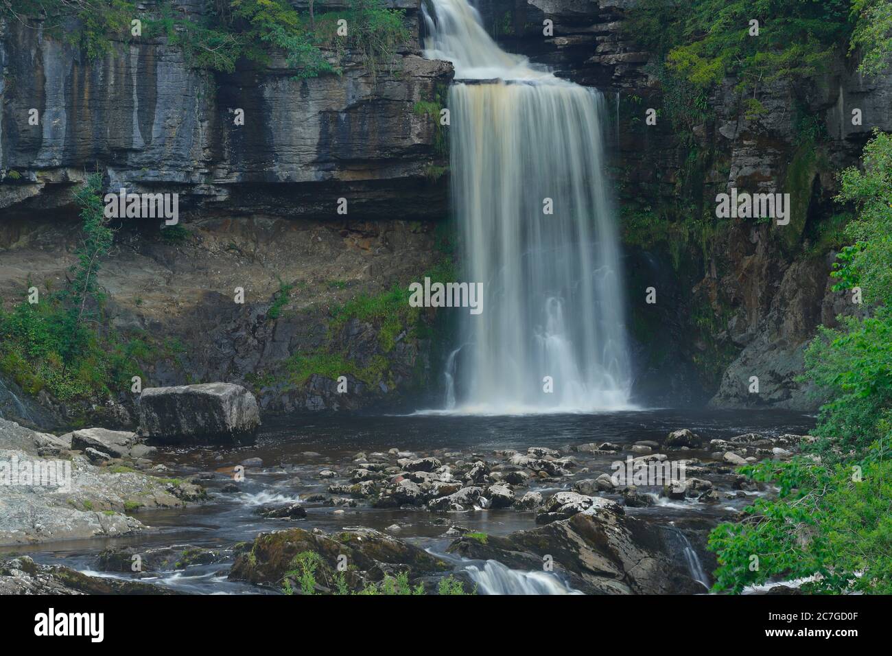 The powerful and mighty Thornton Force Waterfall. One of many to see ...