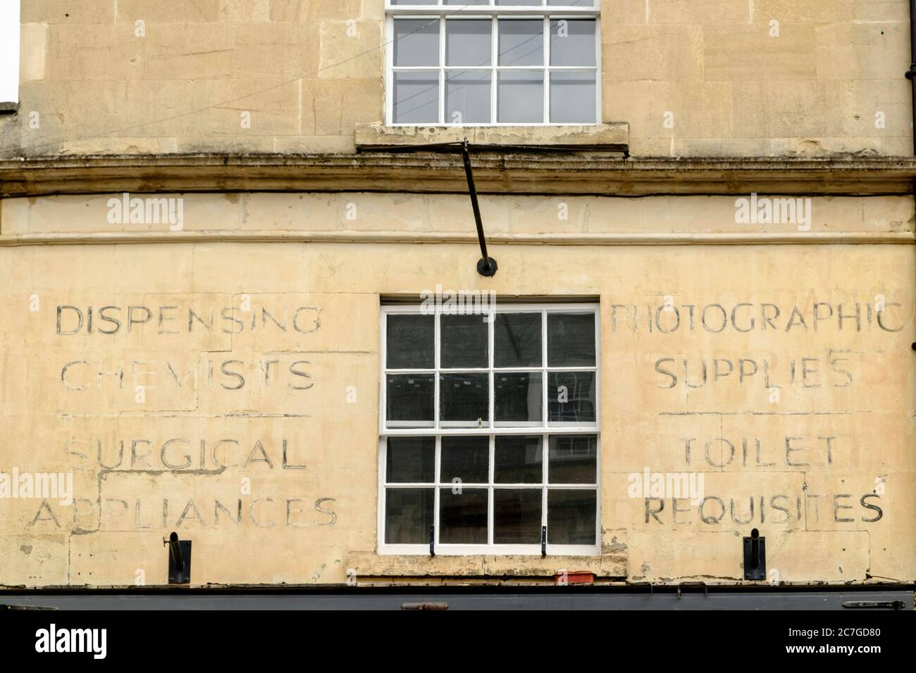 Widcombe Parade in Bath somerset UK. One of the many Bath Ghost signs ...