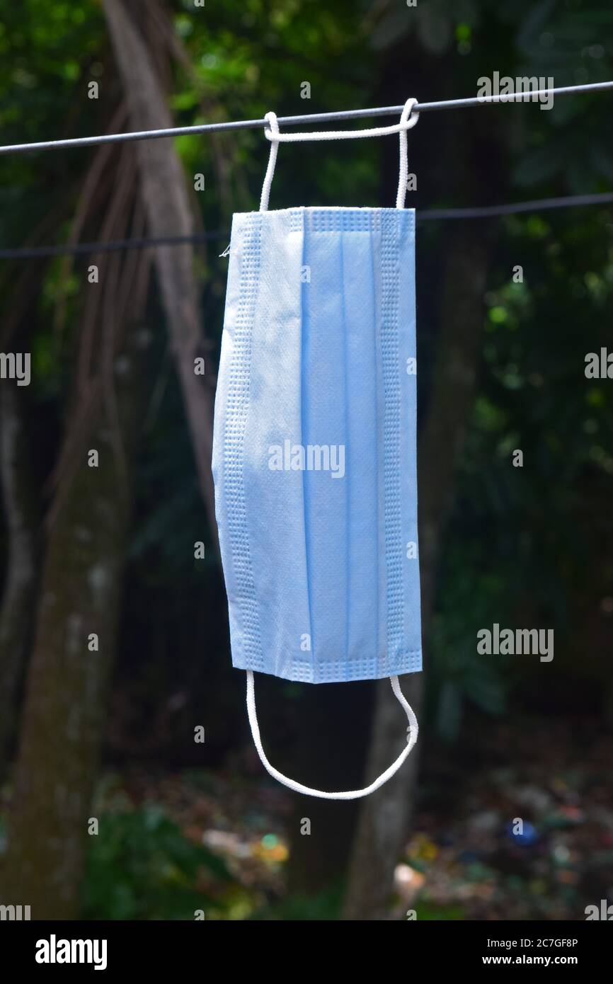 Covid medical face mask marks hi-res stock photography and images - Alamy