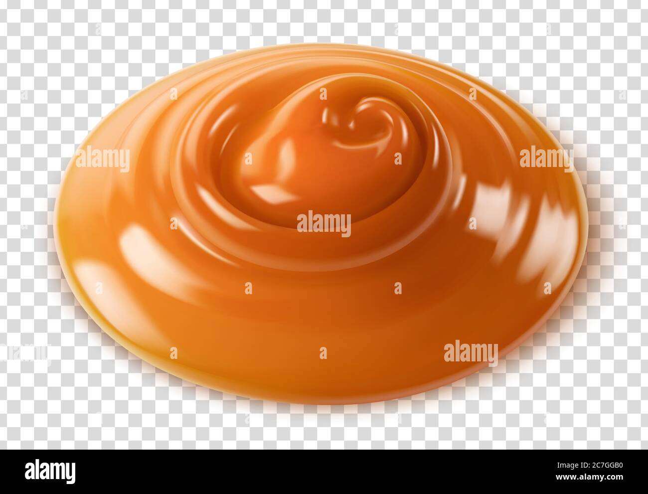 Vector caramel on transparent background Stock Vector Image & Art - Alamy